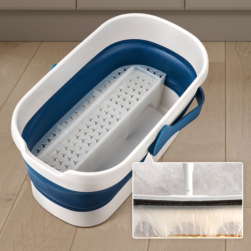 Fregona de esponja con balde plegable y rejilla exprimidora (F-68+FT-06 ...